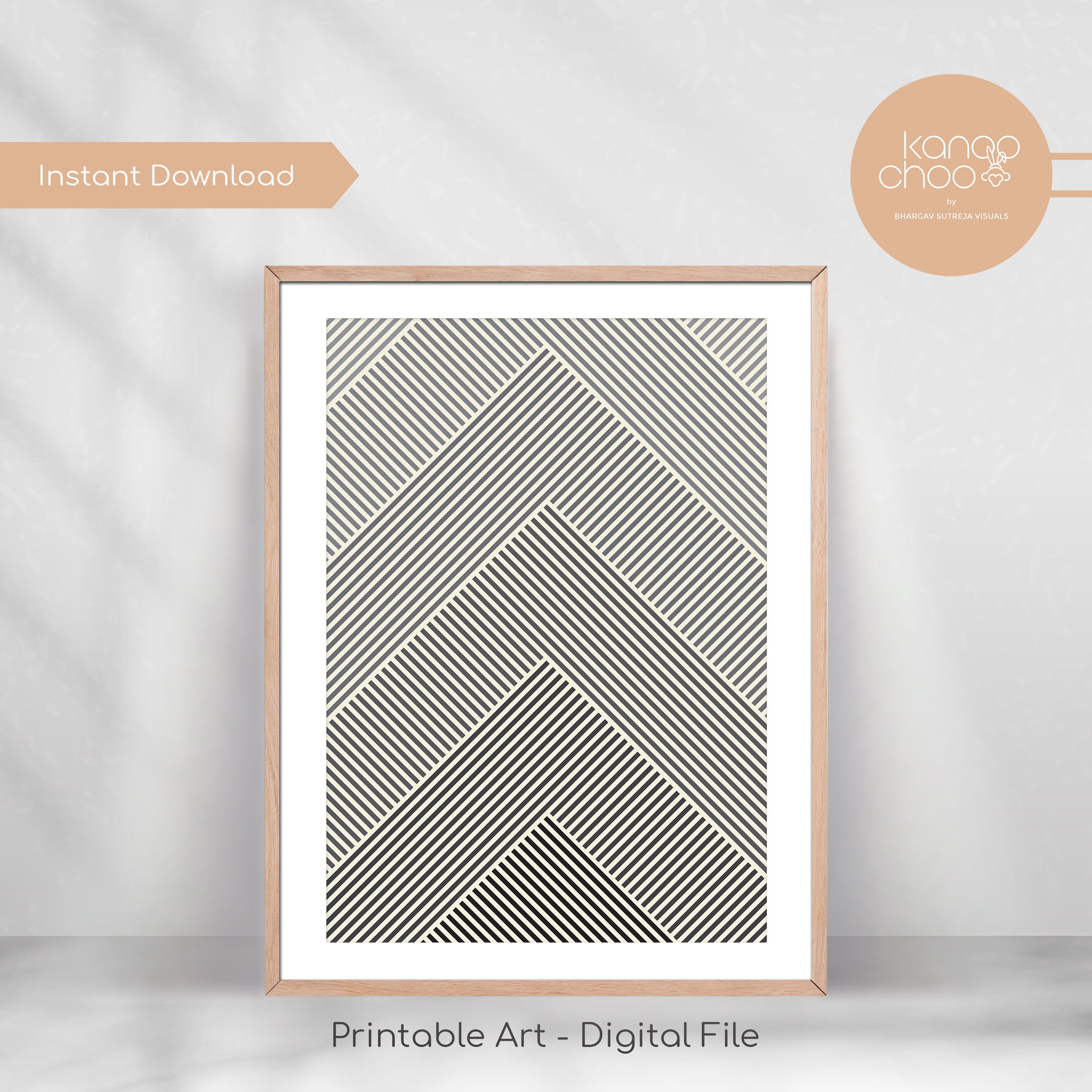 Contemporary Art, Abstract Line Drawing, Wall Decor, Abstract Pictures ...