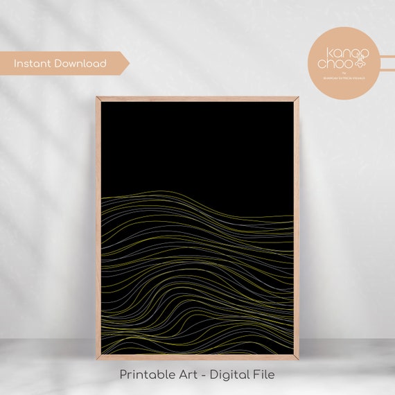 Simple Line Art Modern Minimalist Art Abstract Line Drawing | Etsy