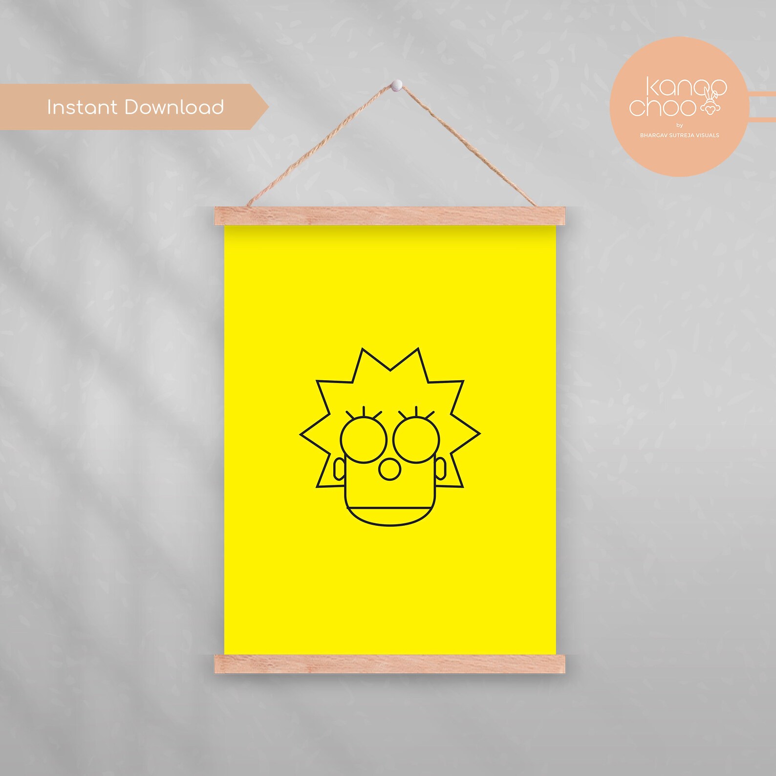 The Simpsons Print Wall Decor Simpsons Wall Art The | Etsy