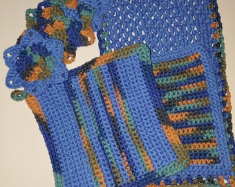 Large Crochet Dish Towel Doily - Etsy