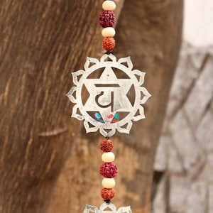 7 Chakra Wind Chimes - Outdoor Garden, Home & Porch Decor, Silver ...
