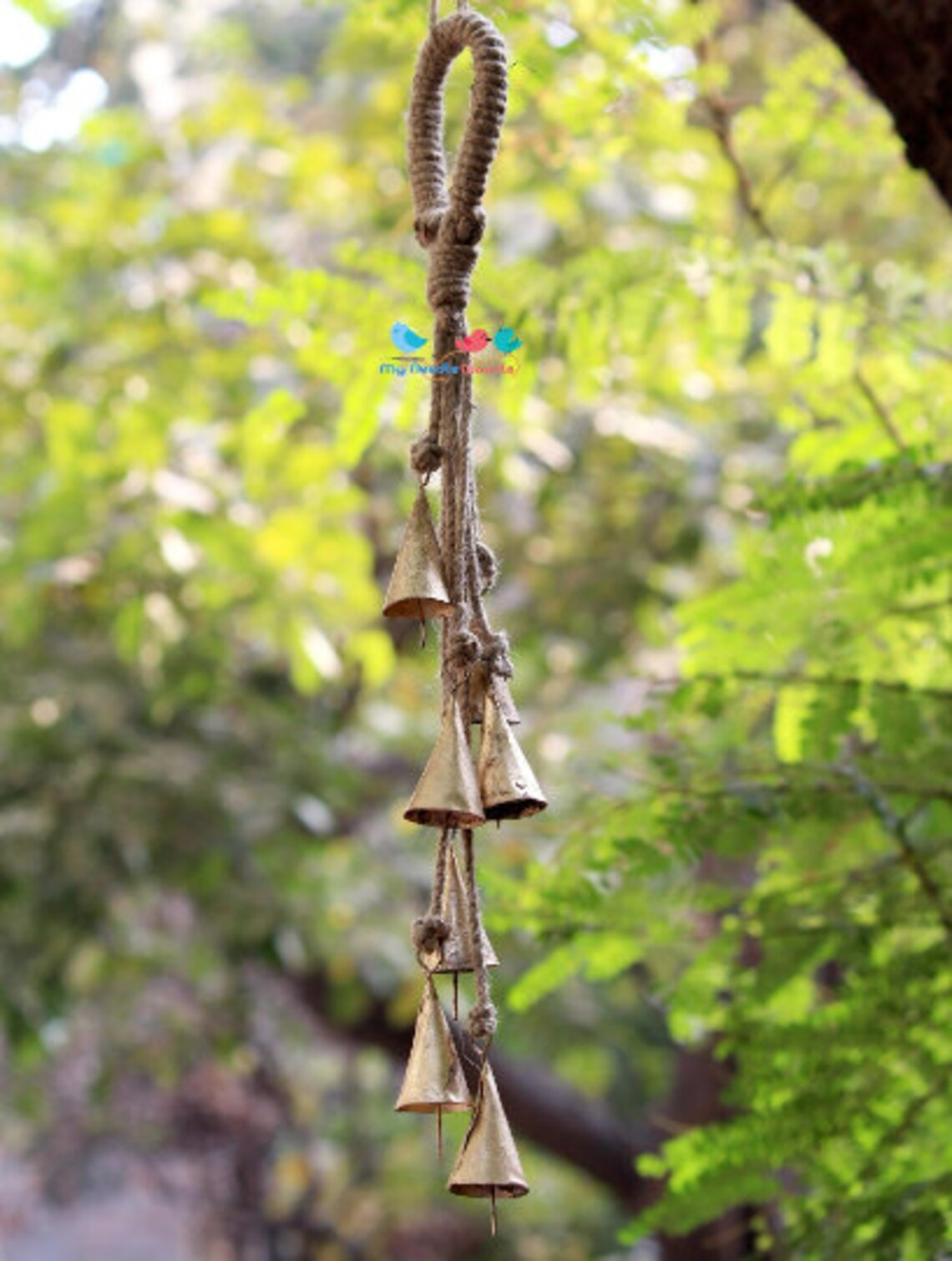 Garland Witch Protection Bells Door Hanger With Indian Iron - Etsy