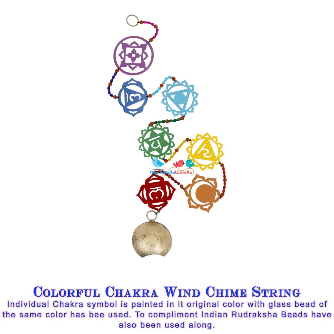 Colorful 7 Chakra Outdoor Wind Chimes Garden Patio Porch Decoration ...