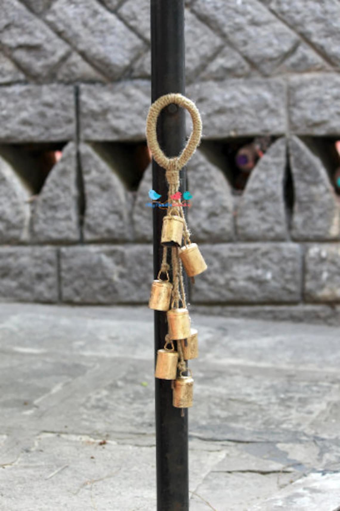 Garland Witch Protection Bells Door Hanger With Indian Iron - Etsy