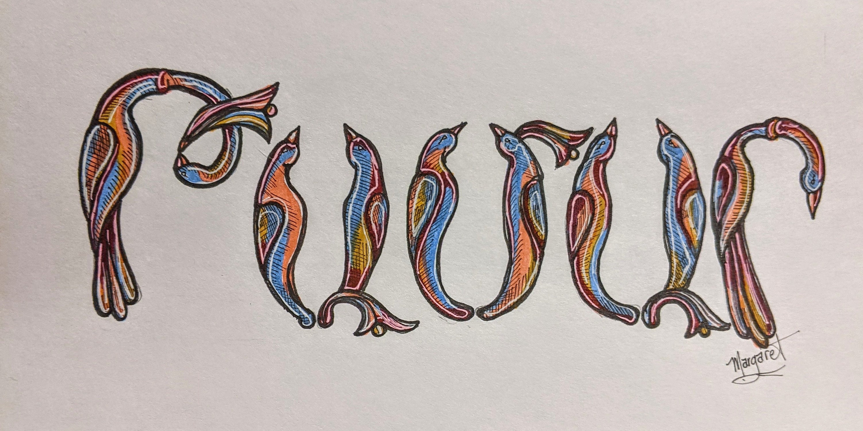 Custom Armenian Calligraphy Lettering Name - Etsy