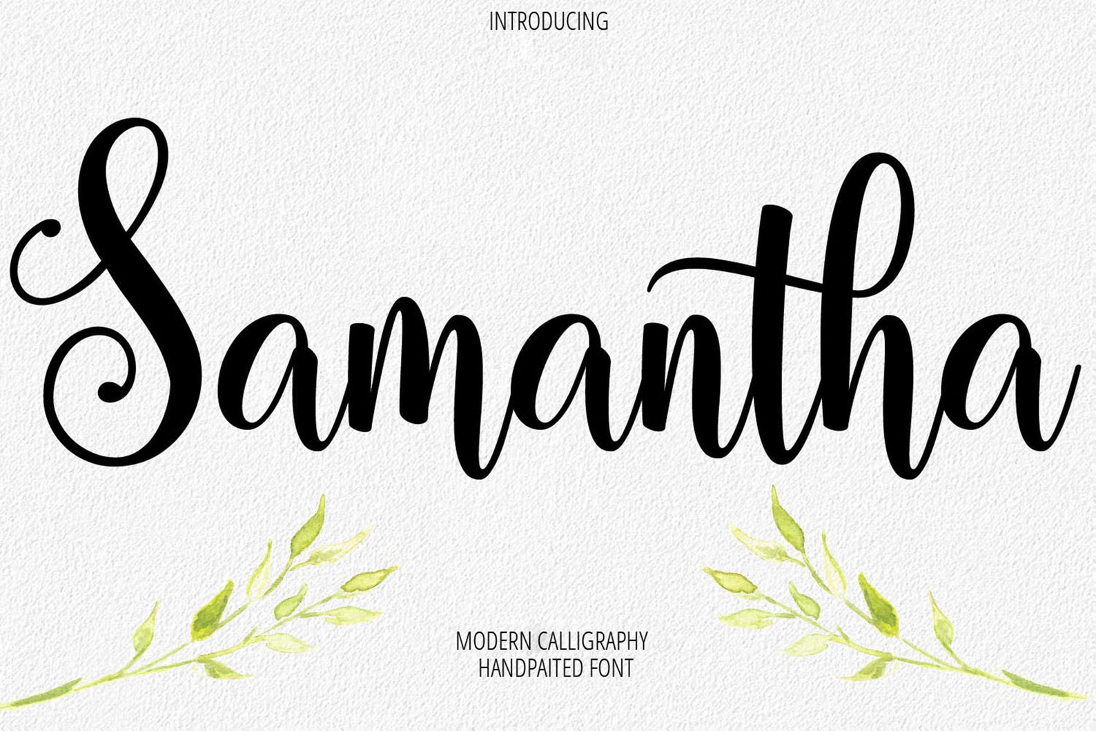 Schriftarten samantha digitaler Download Kalligraphie | Etsy