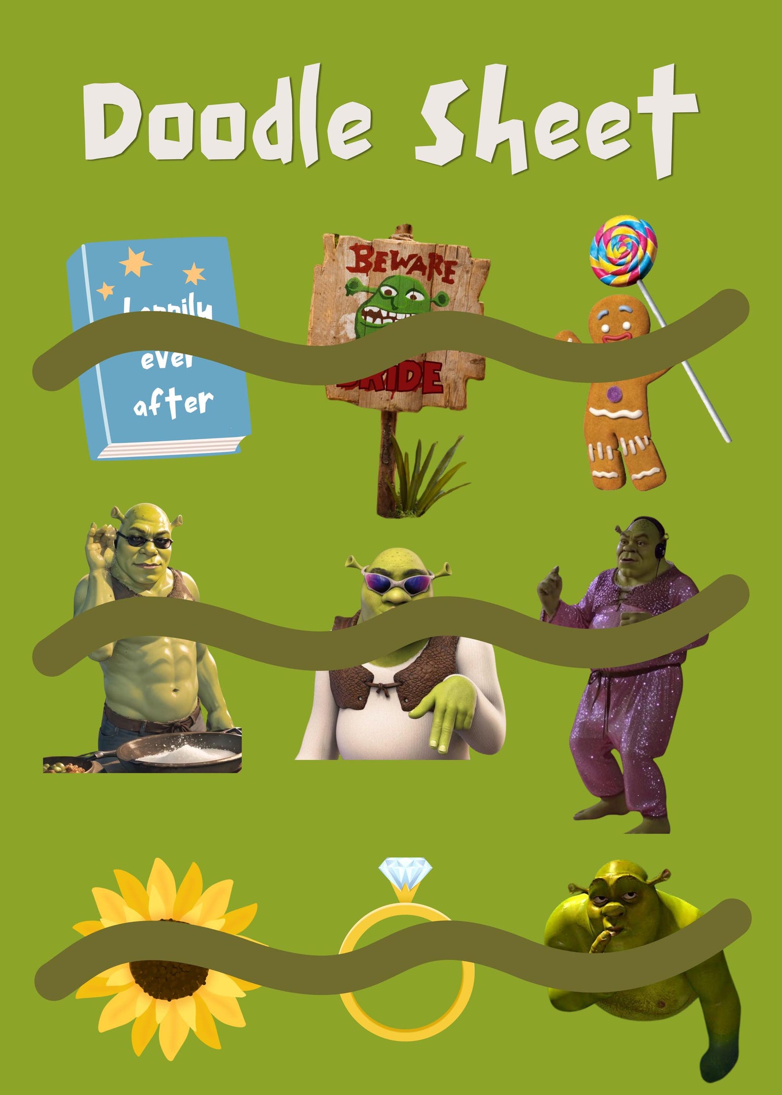 Shrek Bachelorette Party Itinerary Template - Etsy