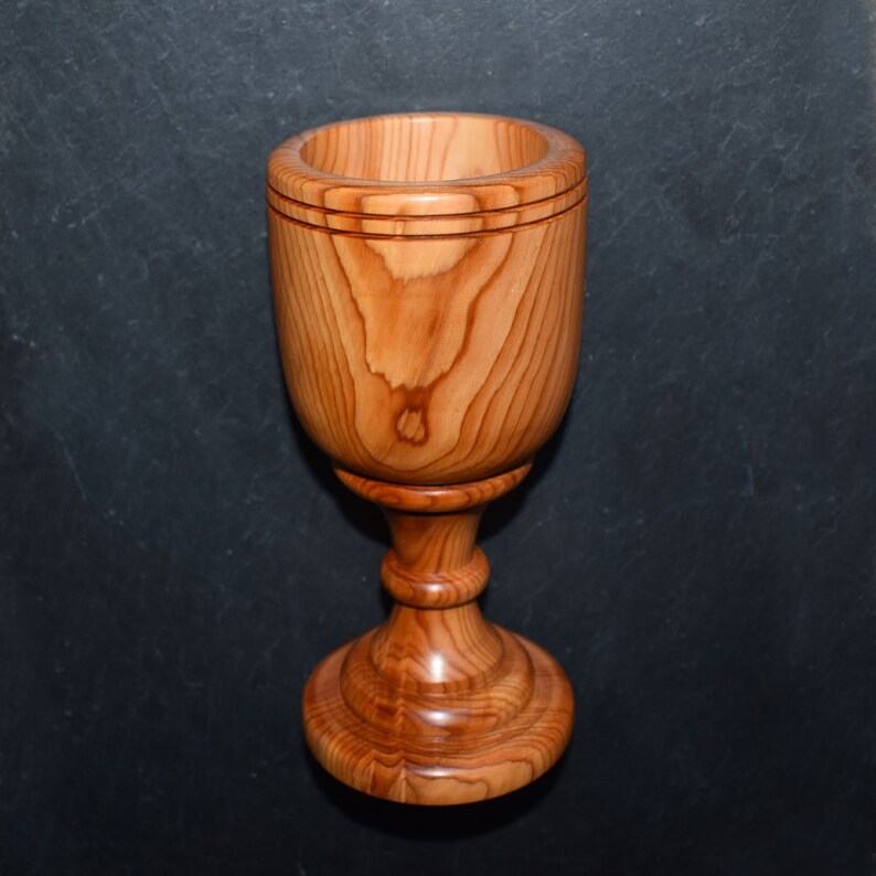 Irish Celtic Handcrafted Yew Wood Wooden Goblet - Etsy