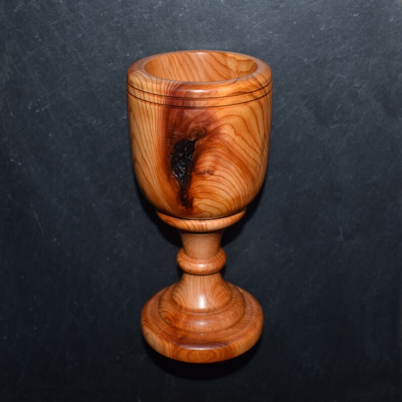Irish Celtic Handcrafted Yew Wood Wooden Goblet - Etsy
