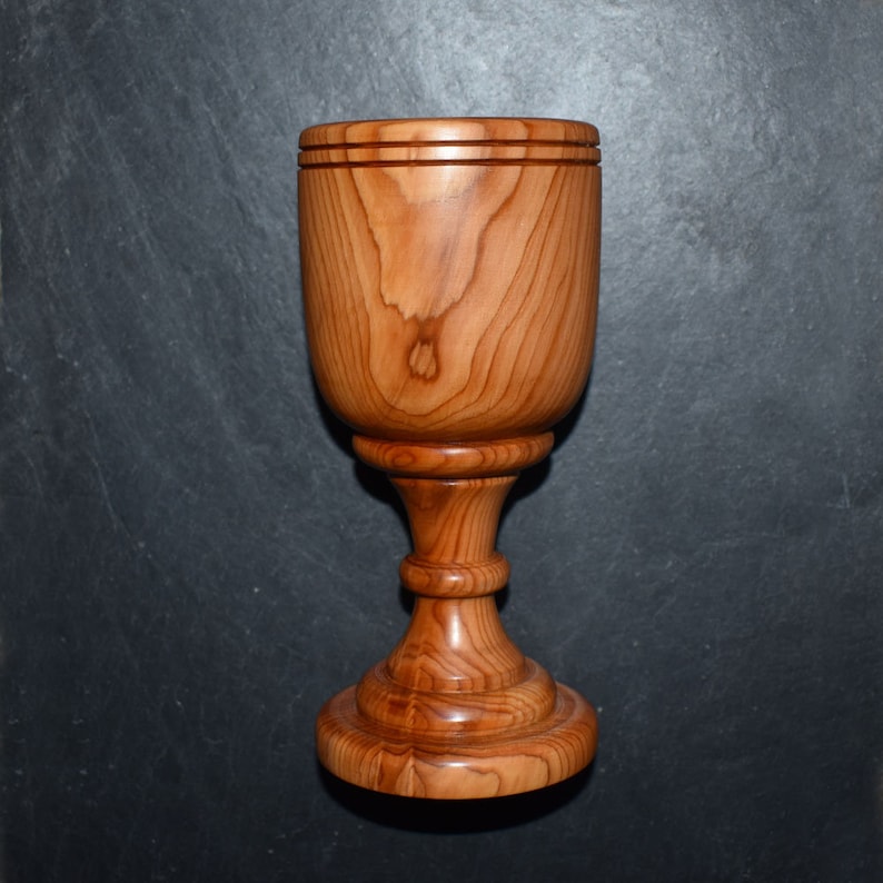 Irish Celtic Handcrafted Yew Wood Wooden Goblet - Etsy