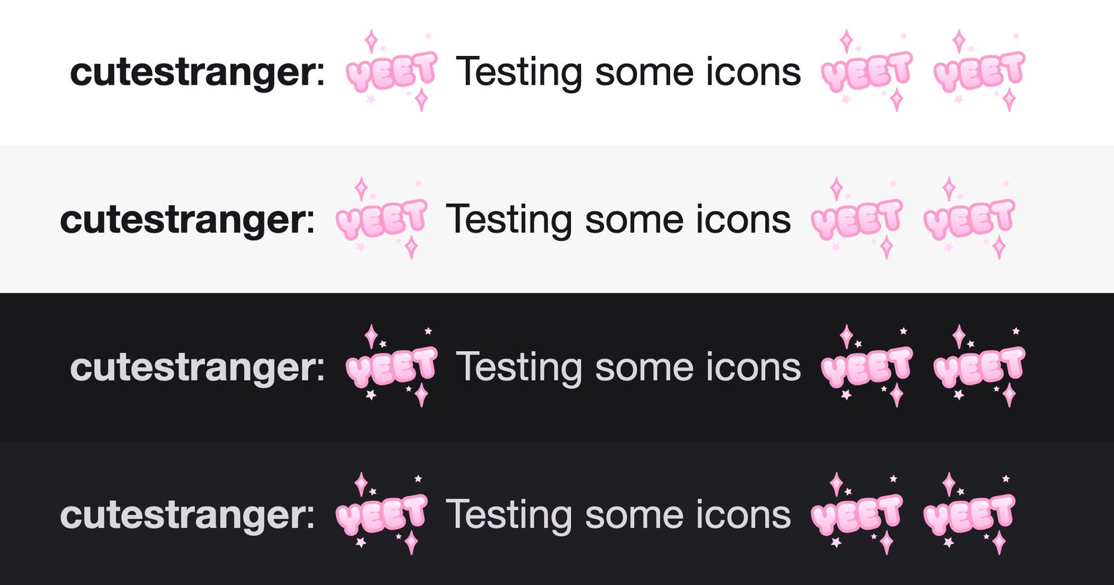 Pastel Pink Yeet Twitch Emote / Stream Graphics / Cute / - Etsy