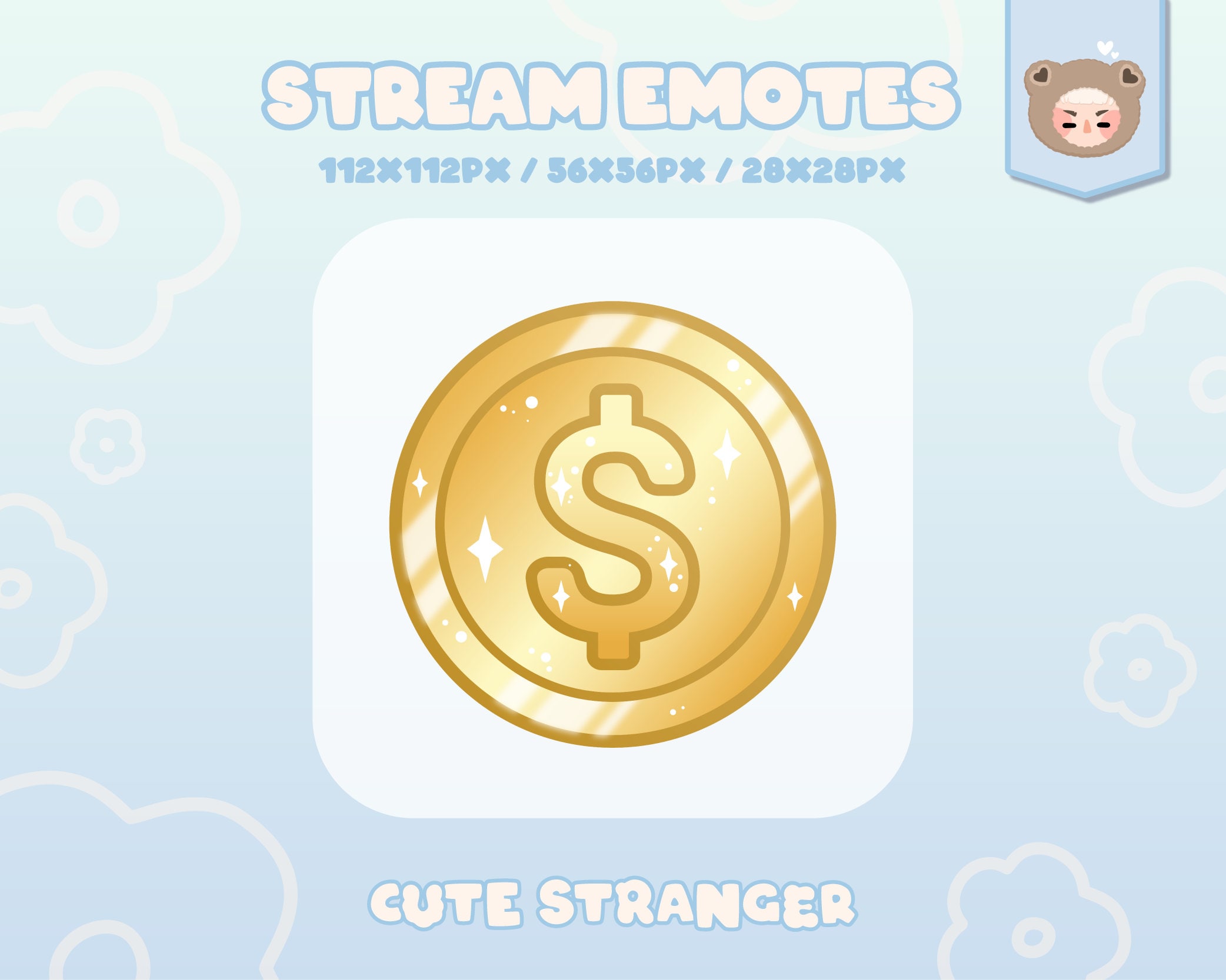Dollar Coin Twitch Emote: Gold Stream Graphic (digital Download) - Etsy