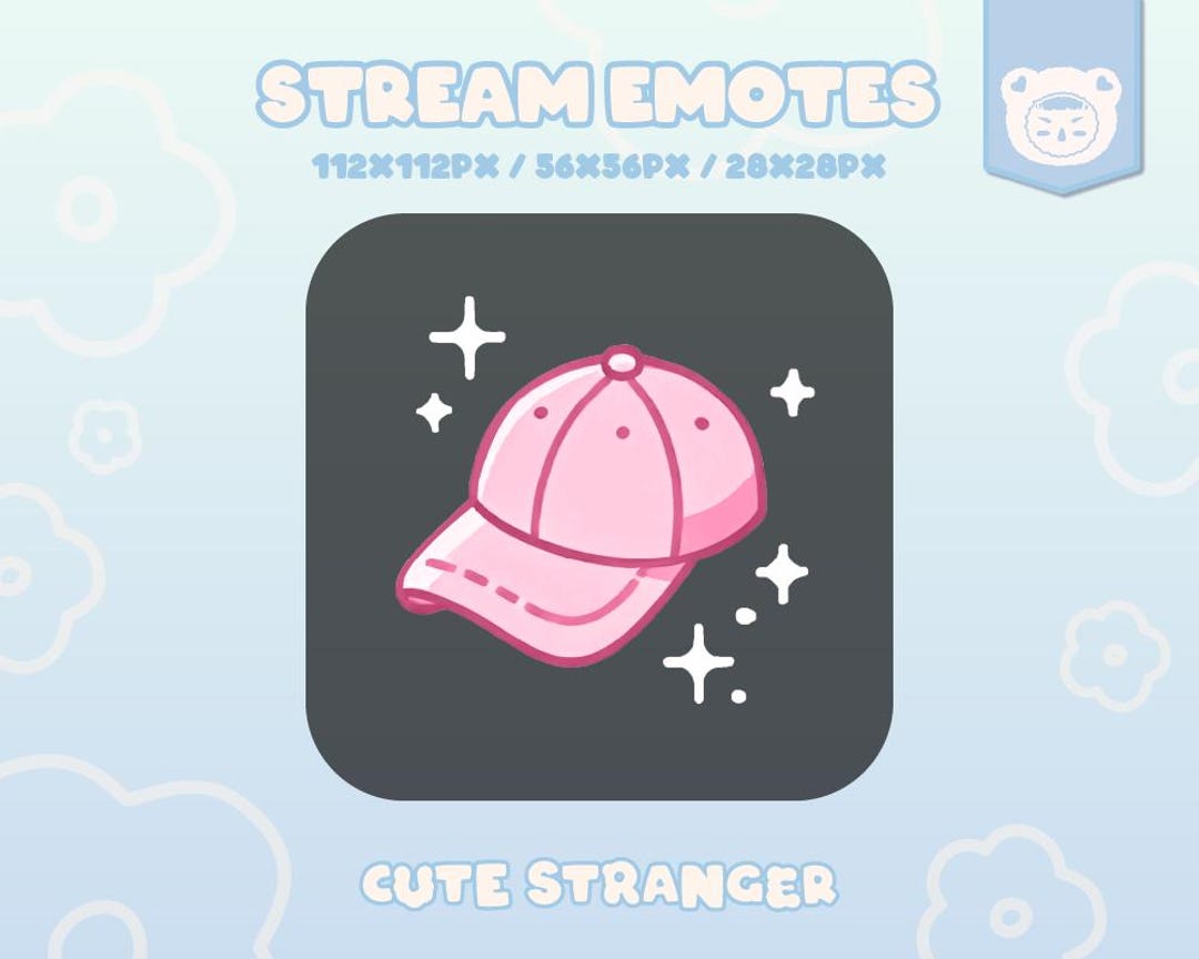 CAP Twitch Emote Channel Points / Stream Graphics / Cute / Streamer ...
