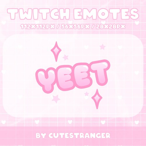 AE-2 / ANIMATED Twitch and Discord Emote / HEARTS Rain / Pink - Etsy