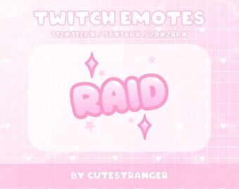 Twitch Raid Emote - Etsy