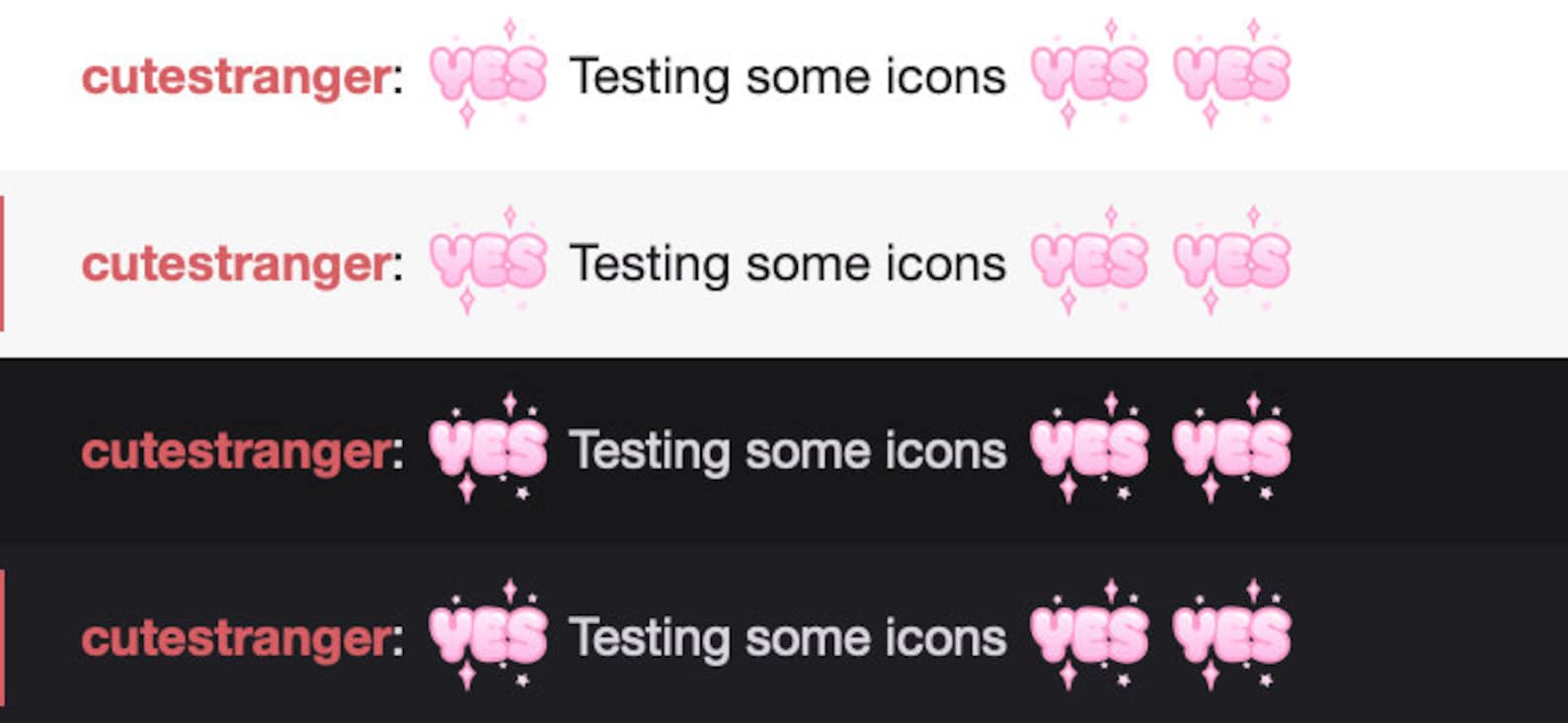 YES/NO Twitch Emote Pastel Pink / Stream Graphics / Cute / Streamer ...