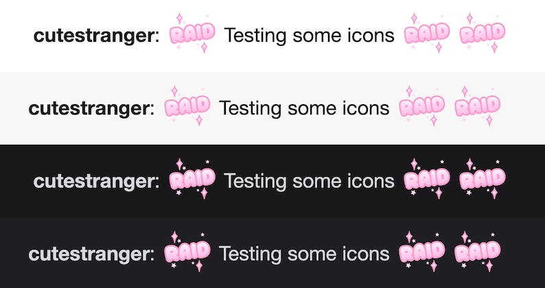 Pastel Pink RAID Twitch Emote: Sparkle Stream Graphic (digital Download ...