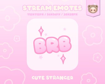 BIG BRAIN Twitch Emote Pastel Purple / Stream Graphics / Cute ...