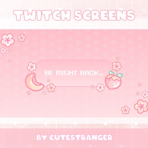 Pastel Goth Animated Twitch Screens Stream Starting Soon - Etsy