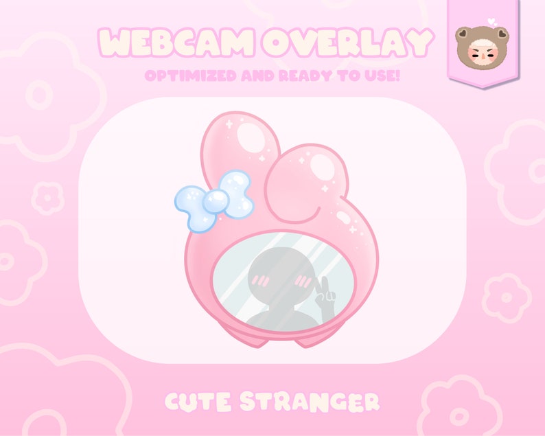 WEBCAM Twitch Overlay / Stream Graphics / Cute / Streamer / Sparkle ...