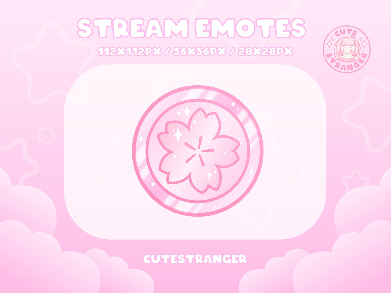 Twitch Sakura Coin Pastel Pink Channel Points / Stream - Etsy