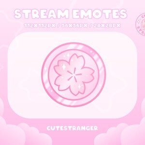 Twitch Sakura Coin Pastel Pink Channel Points / Stream - Etsy