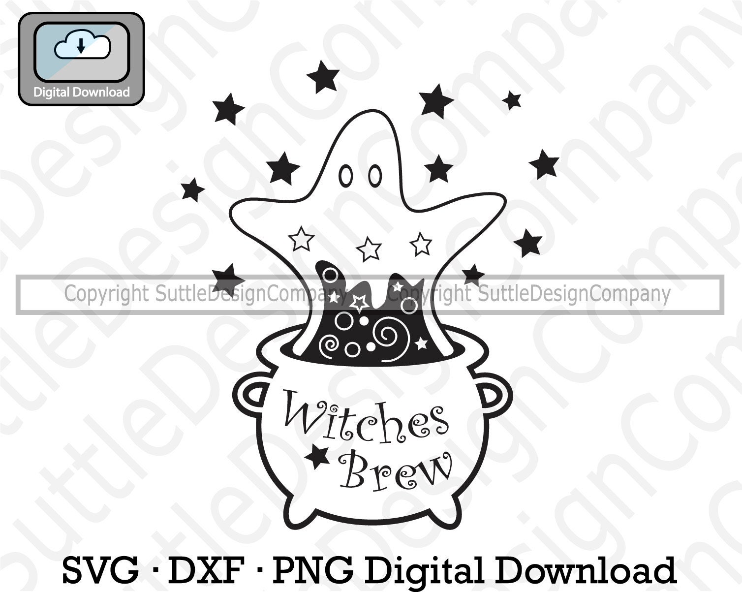 Cauldron Sign Svg Witches Brew Sign Svg Halloween Sign | Etsy