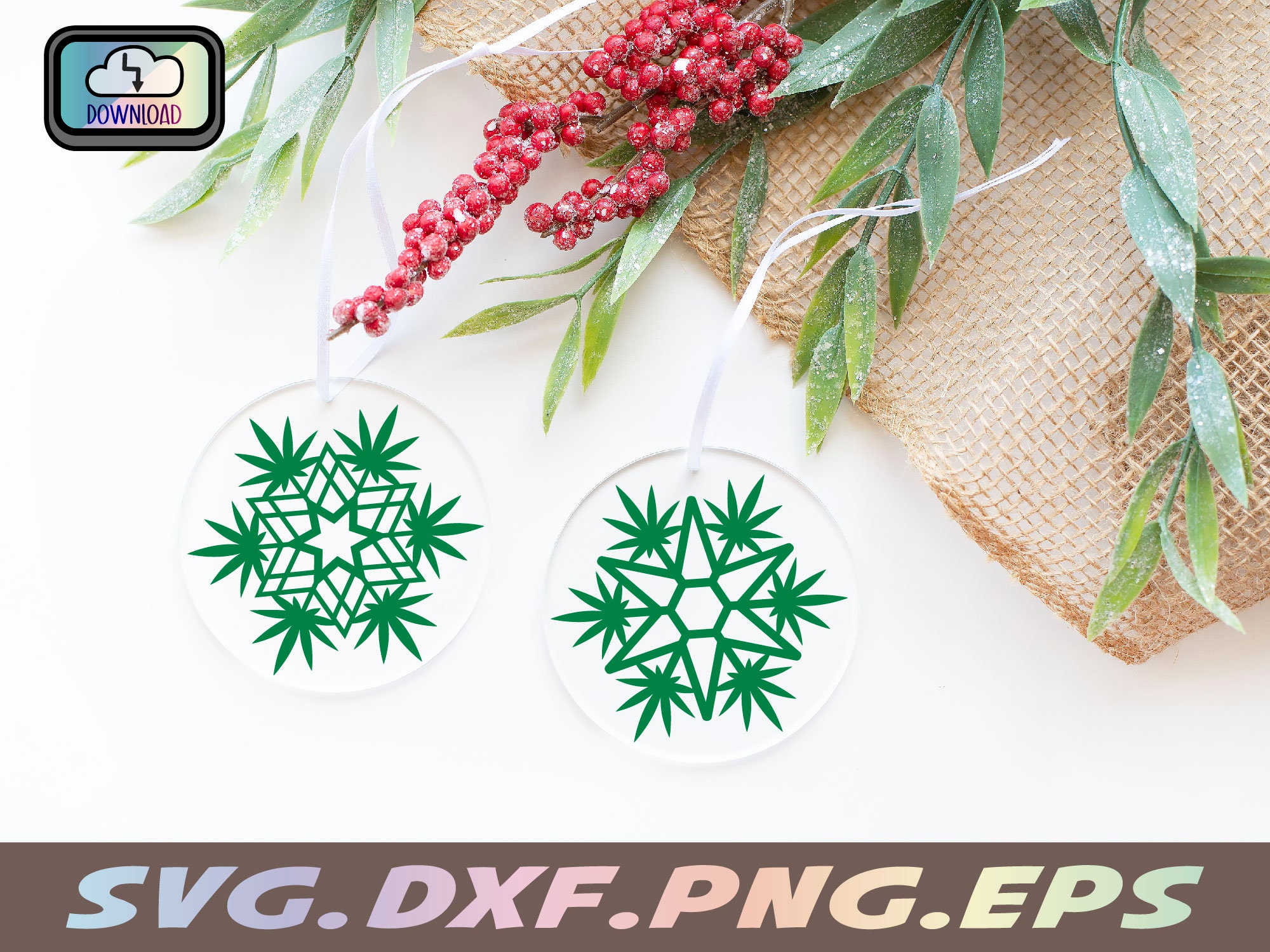 Cannabis Snowflake Svg Weed Snowflake Svg Weed Christmas - Etsy