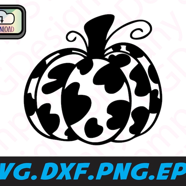 Cow Stencil for Pumpkin - Etsy