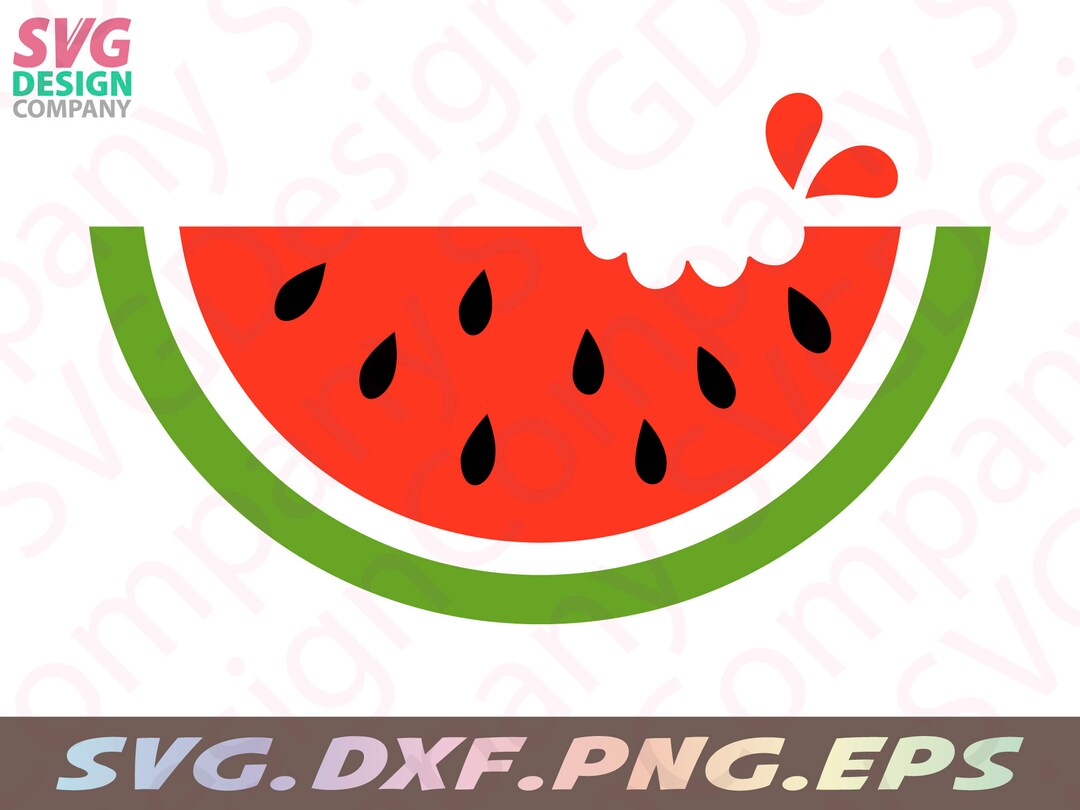 Watermelon Svg, Watermelon Slice Svg for Cricut, Watermelon Clipart ...