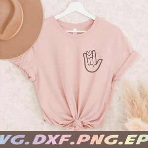 I Love You Sign Svg, ASL Sign Svg, I Love You Hand Sign Svg for Cricut ...