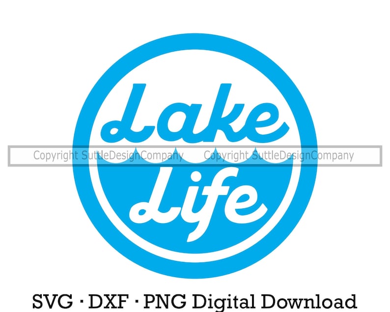 Lake Life SVG for Making Decal Lake Life Dxf Eps Png Cut | Etsy