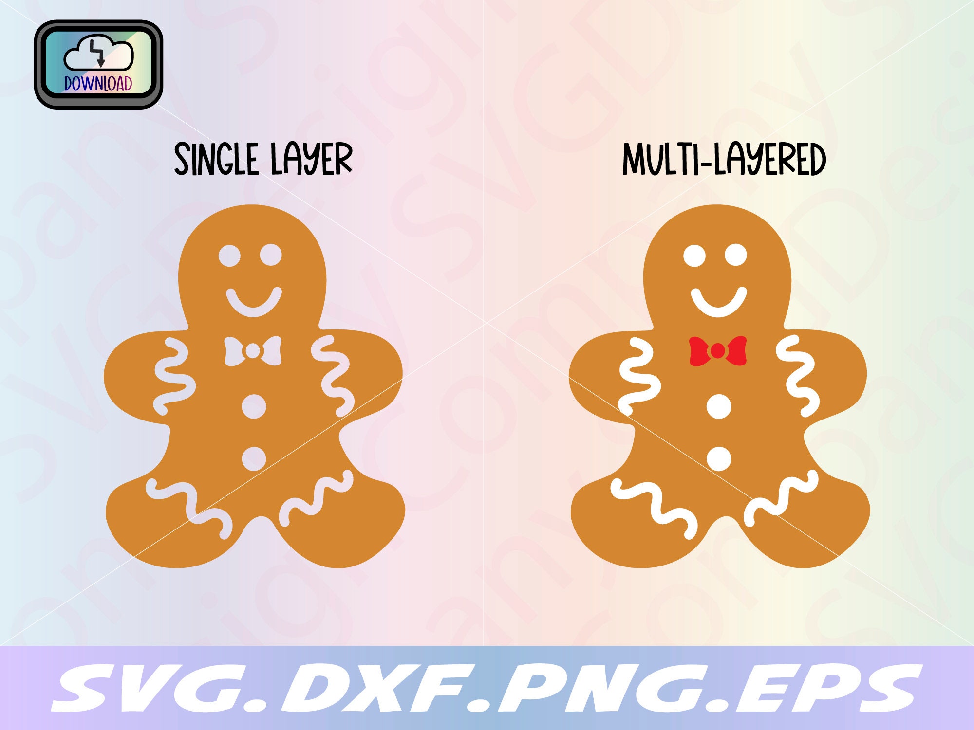 Gingerbread Man Svg for Cricut Gingerbread Man Clipart - Etsy UK