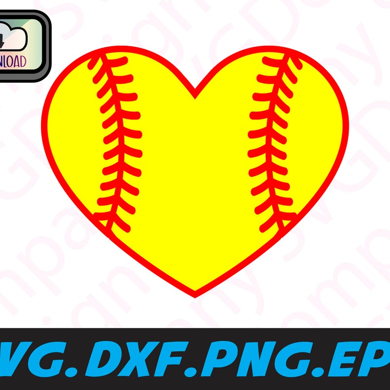 Softball Svg - Etsy