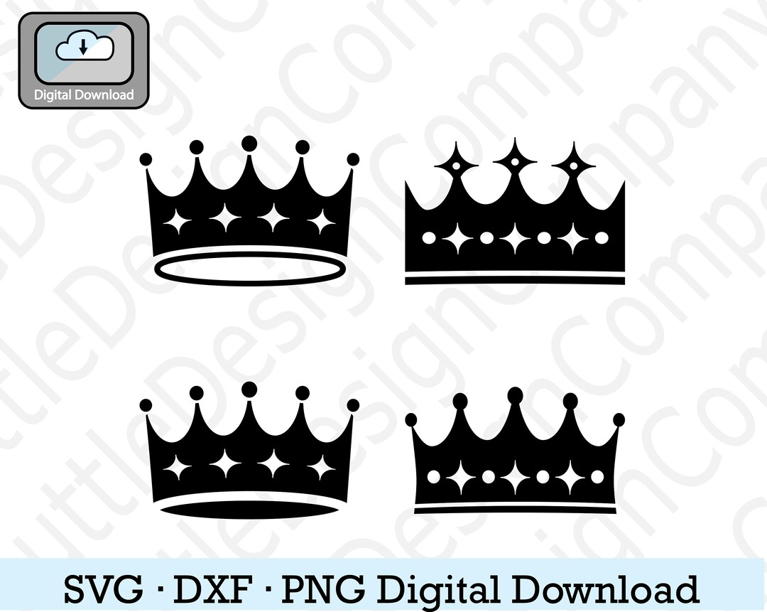 Crown Svg Bundle, Crown Png Bundle, Crown Dxf Bundle, Crown Cut File ...