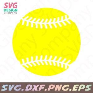 Softball Svg, Softball Dxf, Softball Png, Softball Eps, Softball ...