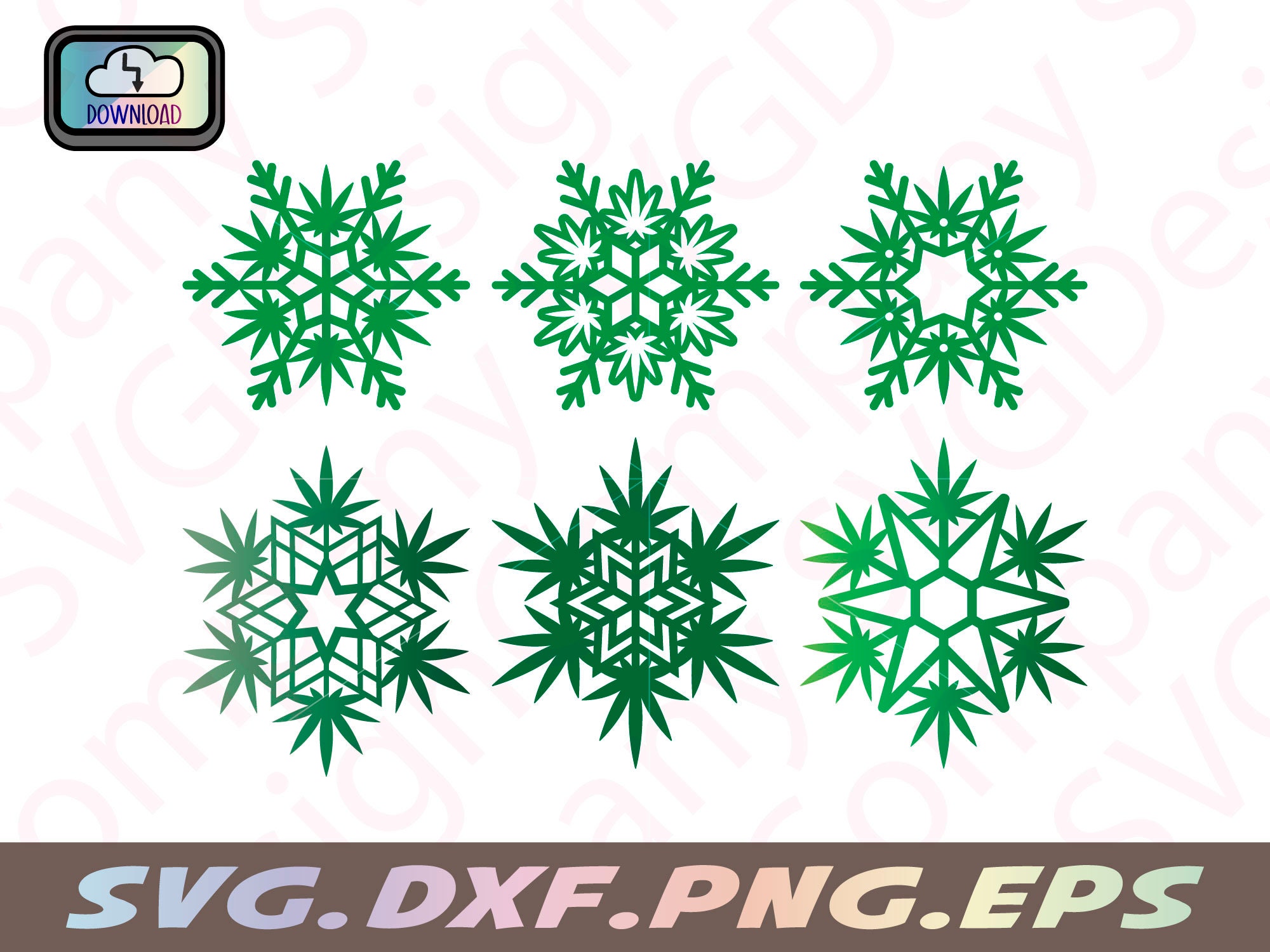Cannabis Snowflake Svg Weed Snowflake Svg Weed Christmas - Etsy