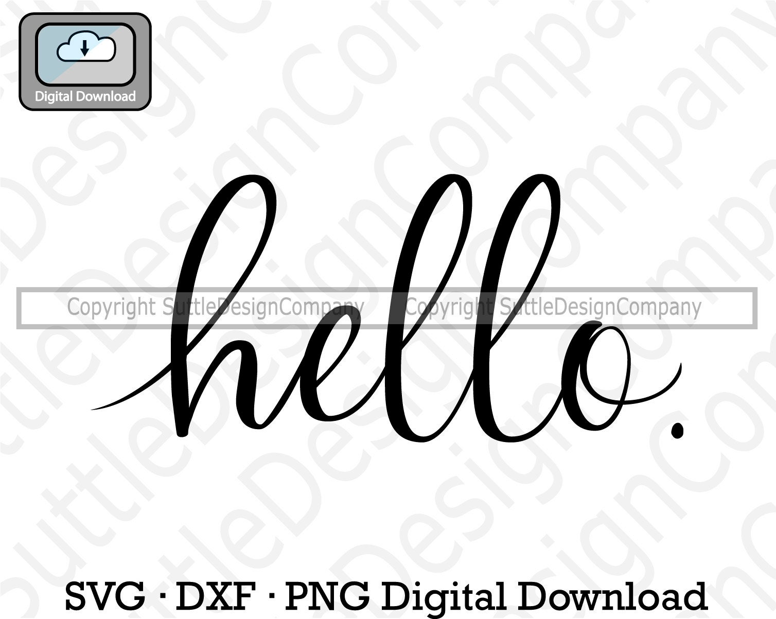 Hello svg hello. svg hello svg for front door hello cut | Etsy