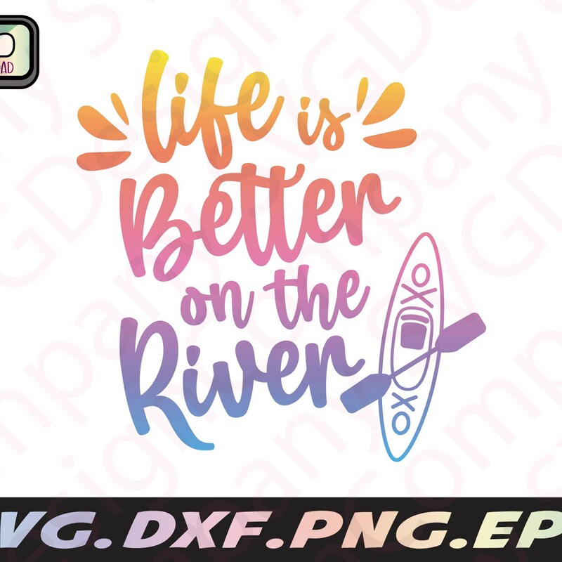 River Life Svg - Etsy