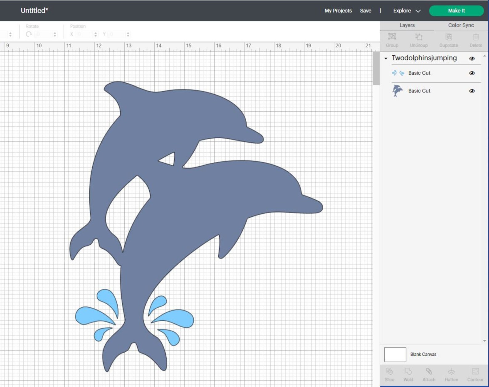 Dolphin Svg Two Dolphins Jumping Svg for Cricut Two Dolphins - Etsy Canada