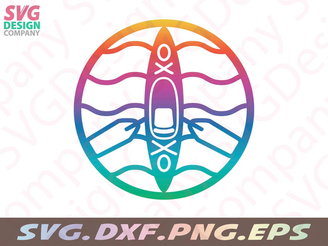 Kayak Svg, Kayak Png, Kayak Shirt Svg for Cricut, Peace Sign Kayak Svg ...