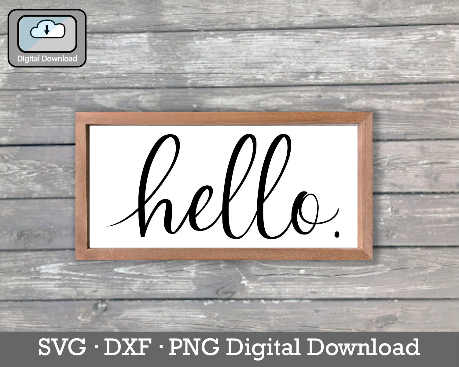 Hello svg hello. svg hello svg for front door hello cut | Etsy