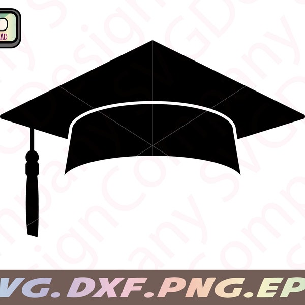 Graduation Hat Svg - Etsy