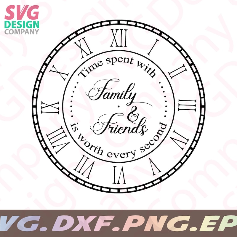 Clock Svg - Etsy