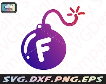 F-bomb SVG F Bombs Bomber Dropping Mom for Cricut Silhouette - Etsy