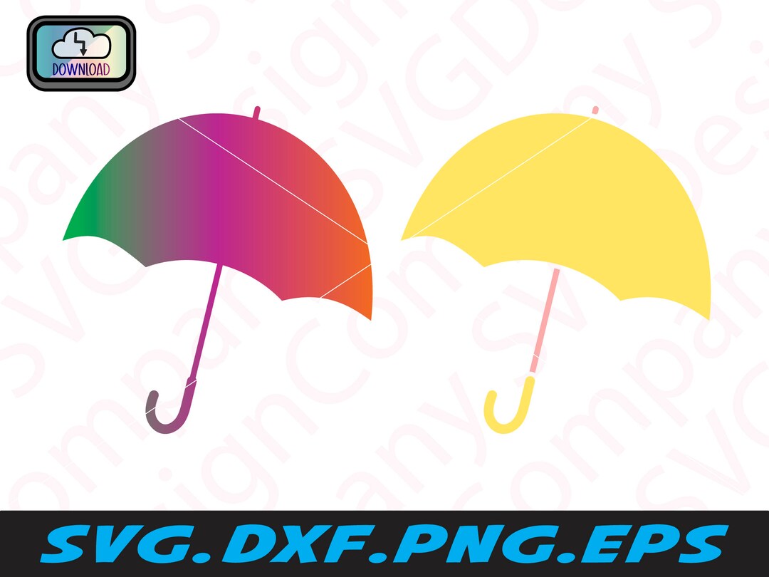 Umbrella Svg Bundle for Cricut, Umbrella Dxf, Umbrella Png, Umbrella ...