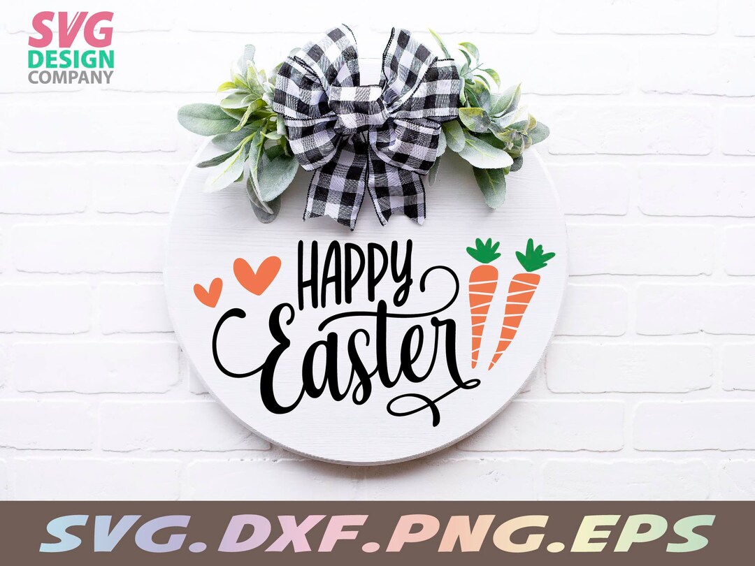 Happy Easter Svg Cut File for Cricut, Happy Easter Sign Svg, Happy ...