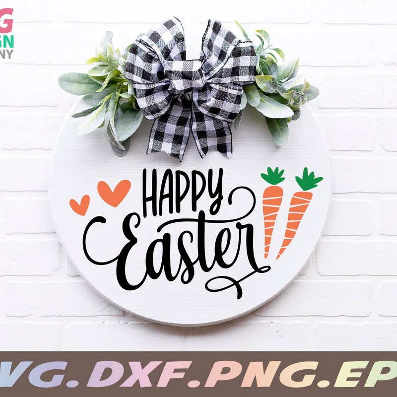 Happy Easter Svg - Etsy