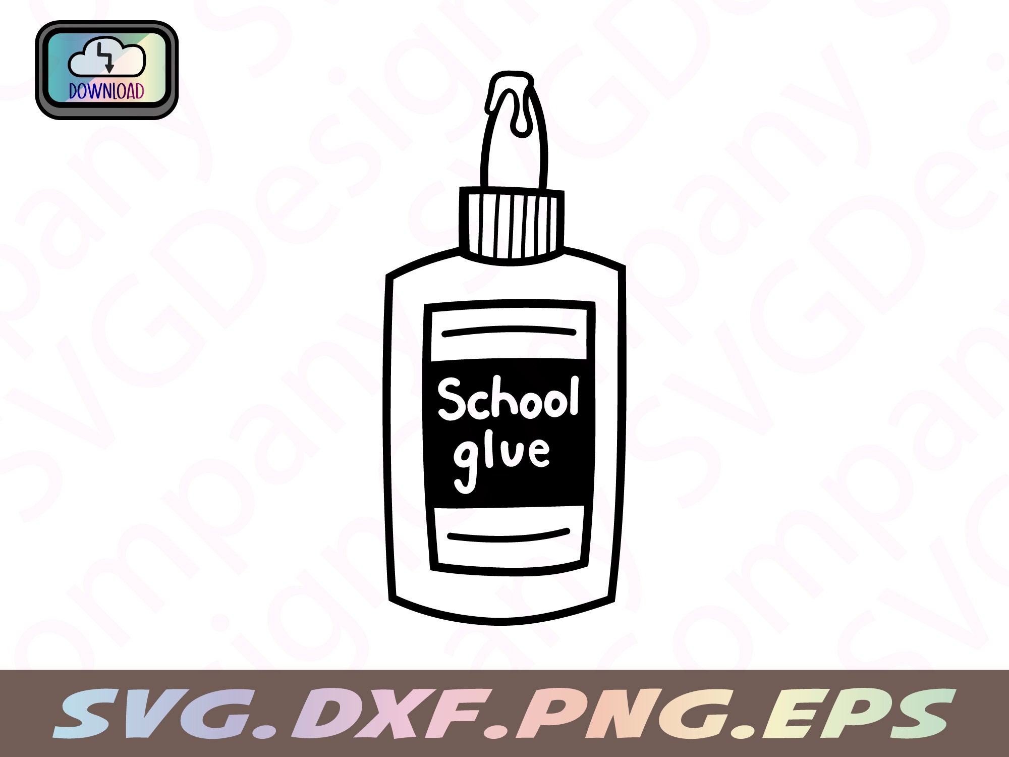 School Glue Clip Art