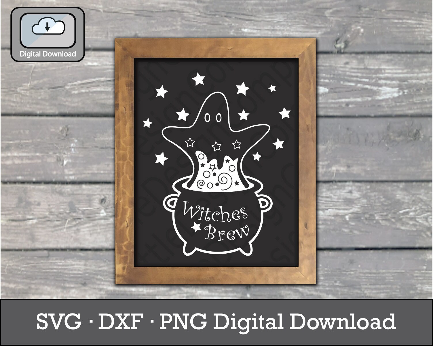 Cauldron Sign Svg Witches Brew Sign Svg Halloween Sign | Etsy